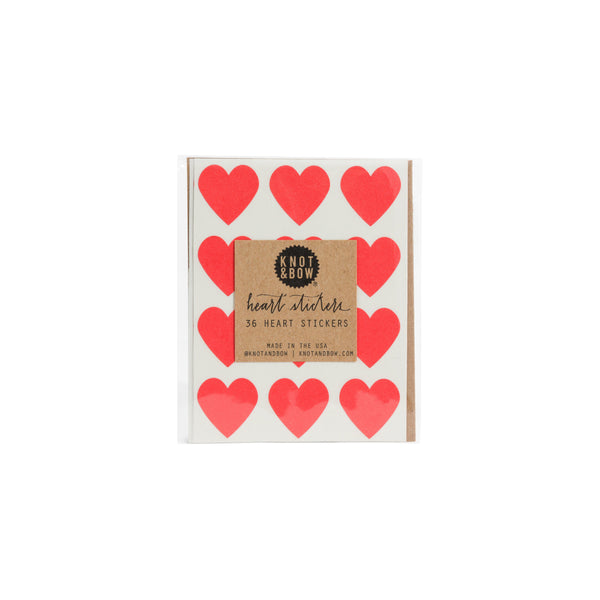 Red Heart Stickers – Hello Kit Co.