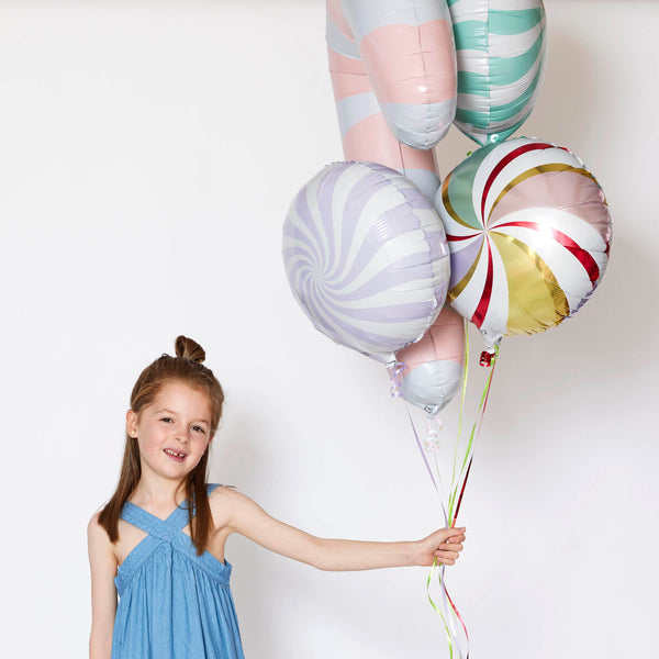 Mixed Colour Candy Swirl Balloon – Hello Kit Co.