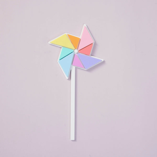 Wholesale - Pastel Pinwheel Cake Topper – Hello Kit Co.