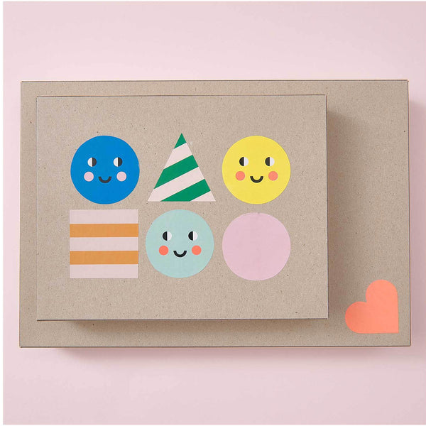 Happy Birthday Shape Stickers - 120 pieces – Hello Kit Co.