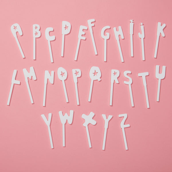 Wholesale - Alphabet Tiny Toppers – Hello Kit Co.
